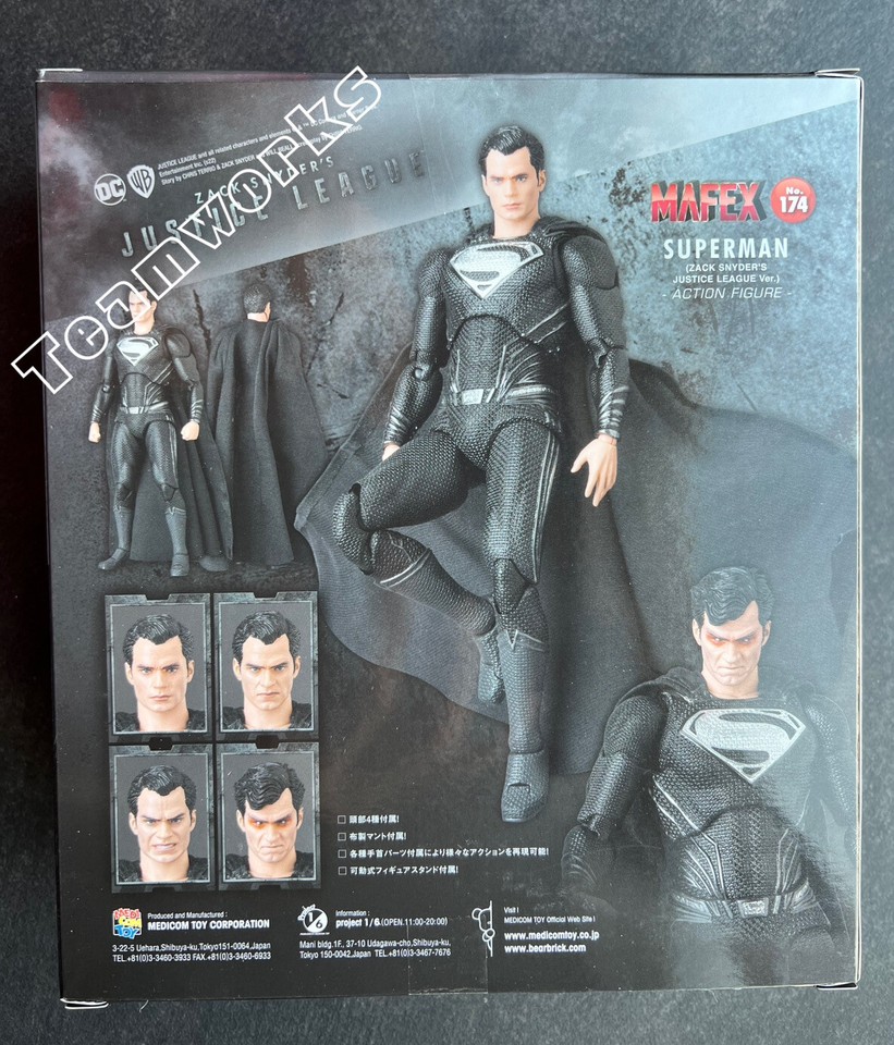 Mafex Superman Medicom No. 174 Zack Snyders Justice league Ver 🔥Fast ...