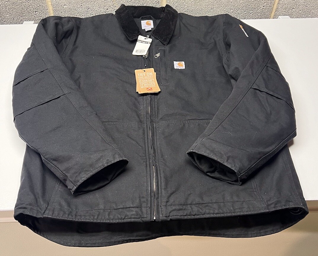CARHARTT NWT 103370-L TALL FULL SWING LOOSE FIT DUCK FLEECE LINED ...