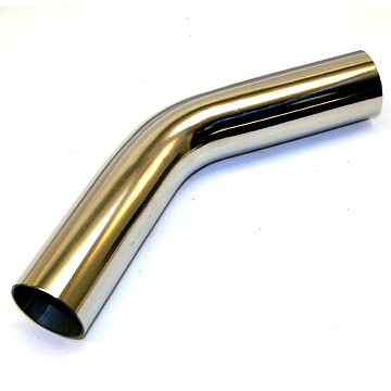 2.0" (51mm) Stainless steel extra thick pipe 45 degree 1' (30.5cm ...