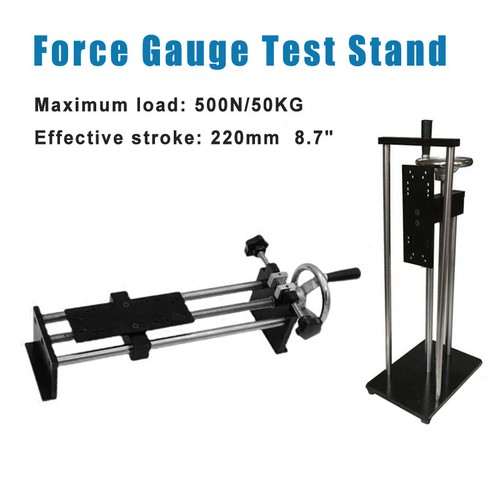 New Horizontal Test Stand Push-Pull Vertical Force Meter Spiral Rack ...