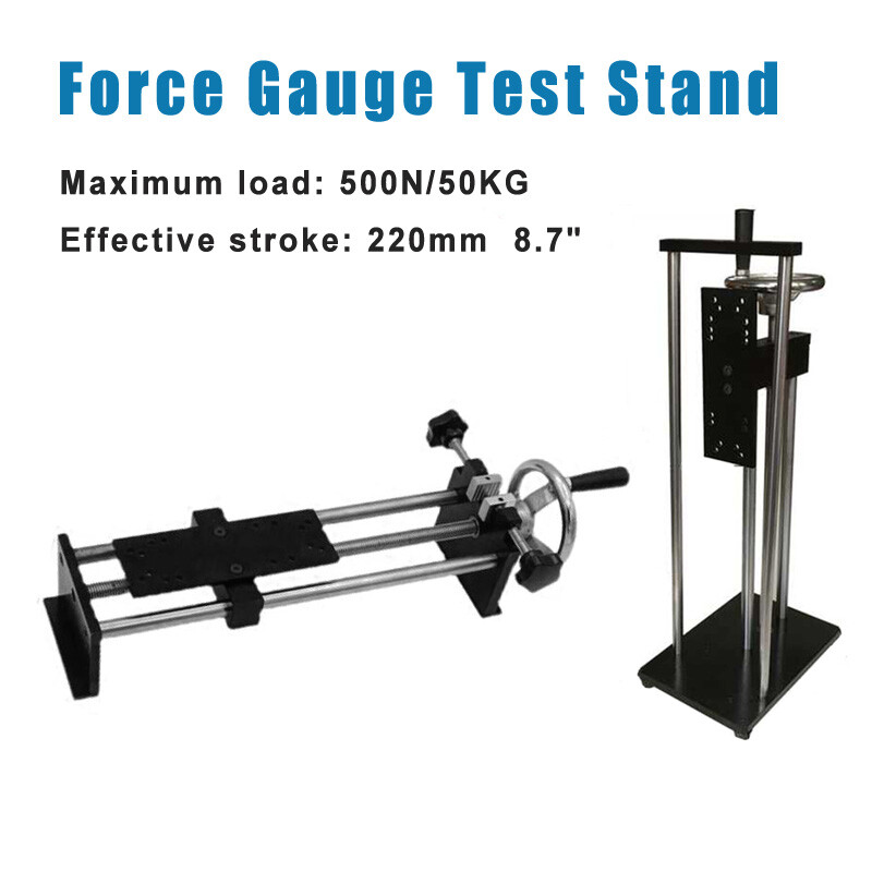New Horizontal Test Stand Push-Pull Vertical Force Meter Spiral Rack ...