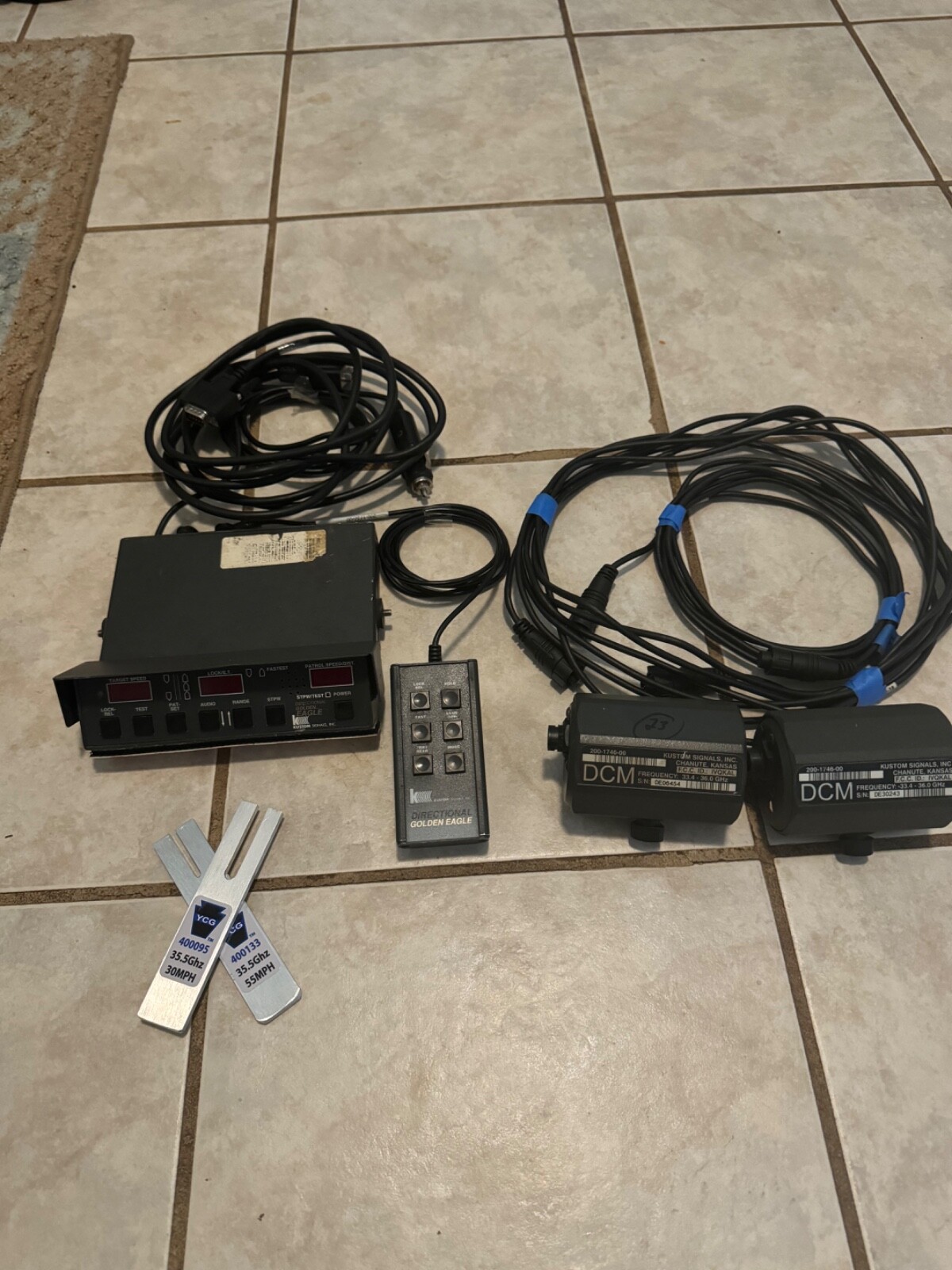 KUSTOM signals golden eagle directional police radar gun stalker ...