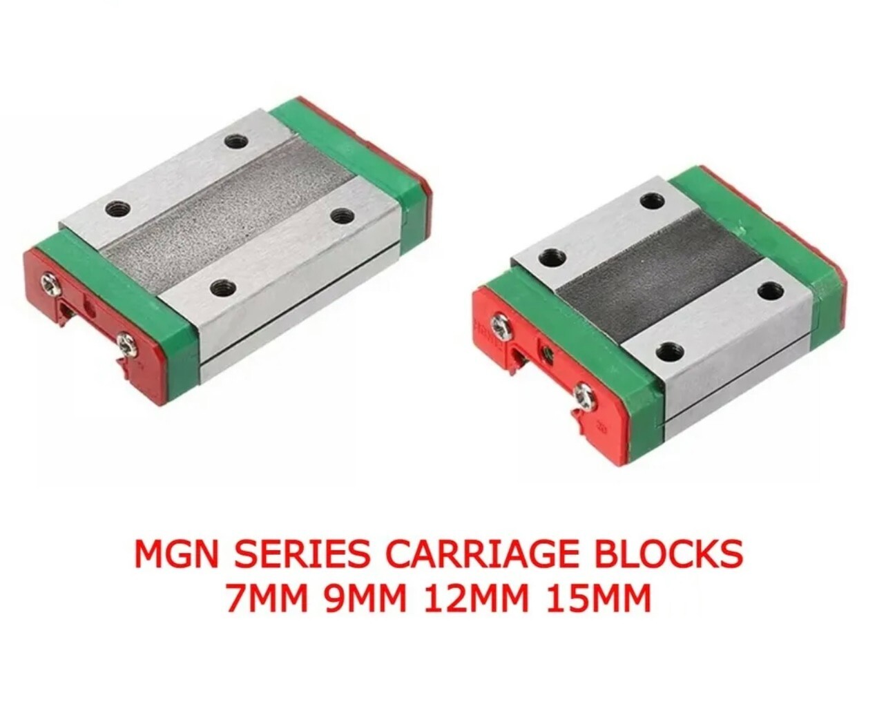 MGN15 MGN12 MGN9 MGN7 - Linear Bearing Carriage Block - MGN 7mm 9mm ...