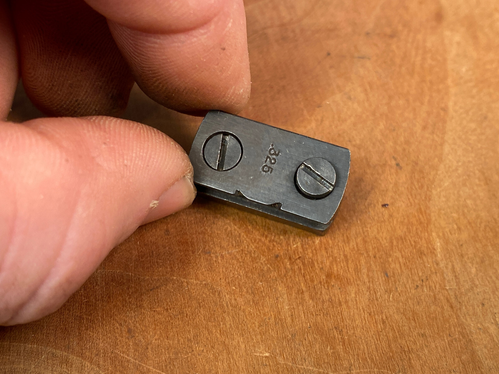 VINTAGE REDFIELD LYMAN GLOBE TARGET FRONT SIGHT BASE Unertl scope Block ...