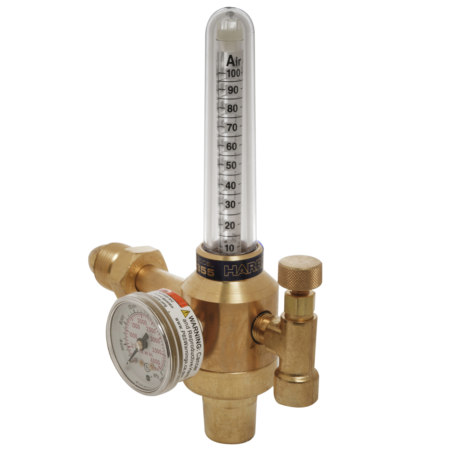 Harris 355-2 Nitrogen (Air) Flowmeter Regulator 355-2-N2/Air-580 ...