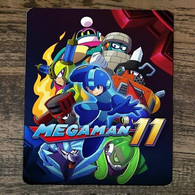 Mouse Pad Mega Classic Arcade Video Game Man 11 NES Box Cover | eBay