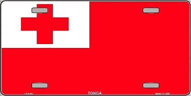 Tonga Flag Metal Novelty License Plate Tag LP4161 | eBay
