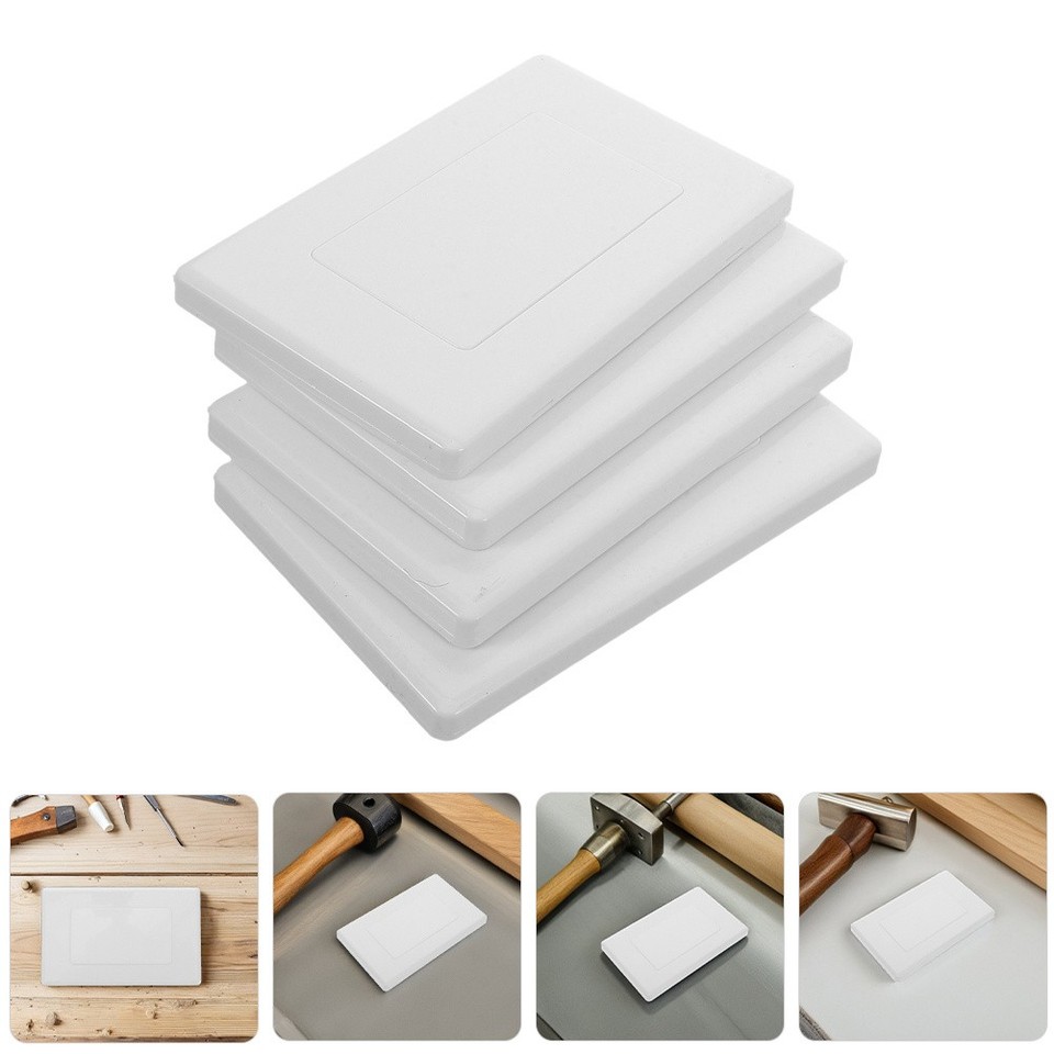 6 Pcs Outlet Safety Cover Plastic Electrical Box Covers Blank Switch ...