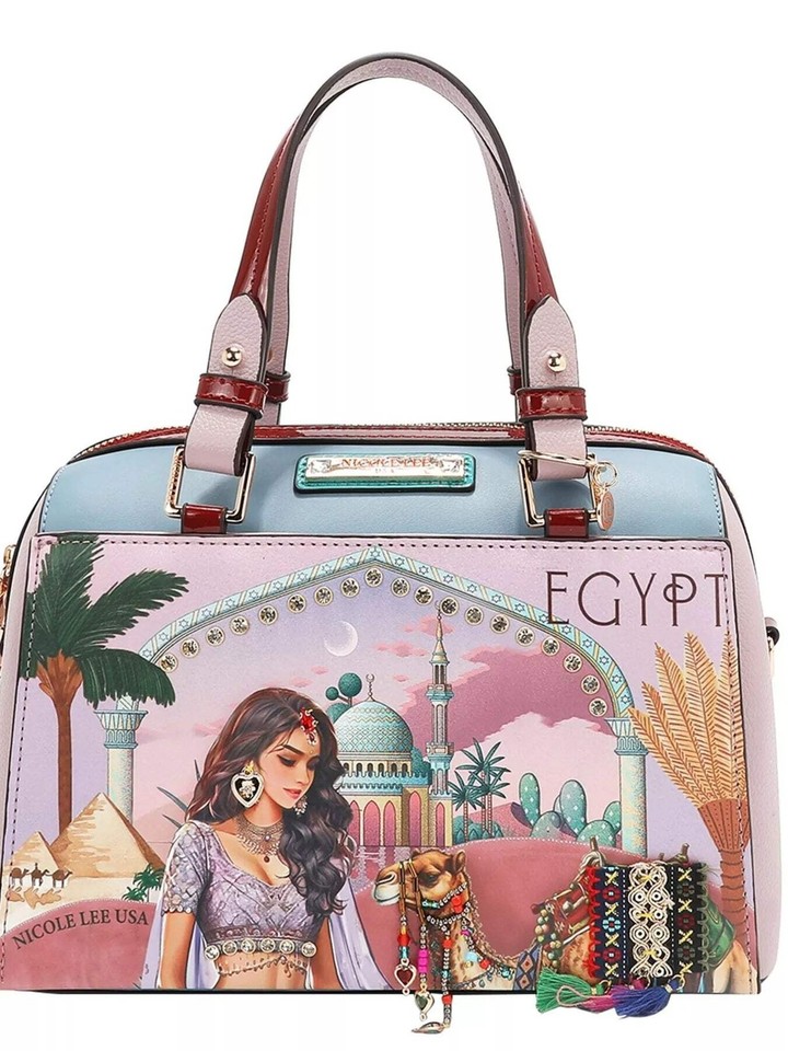 Nicole Lee USA Queen Cleopatra Boston Bag | eBay