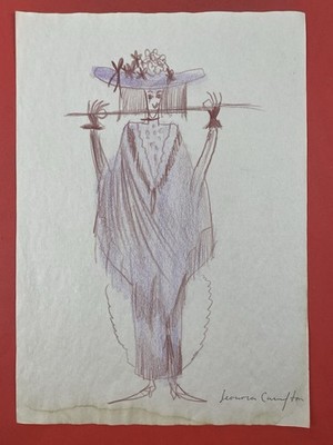 Leonora Carrington Drawing on paper (Handmade) signed and stamped | eBay