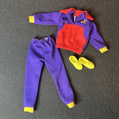 Vintage (1991) Ken Easy to Dress Activewear | Purple Red Sweats ...
