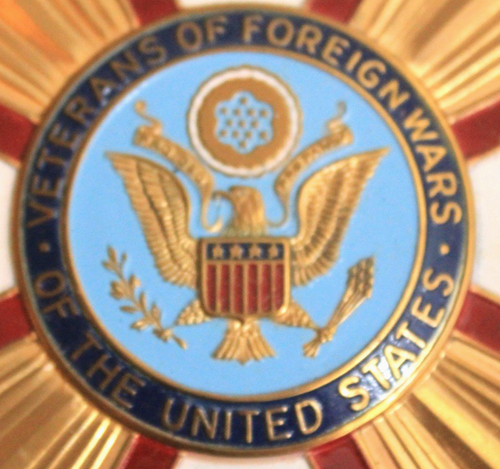VFW Veterans of Foreign Wars Grille Badge Plate Topper Accessory Ford ...
