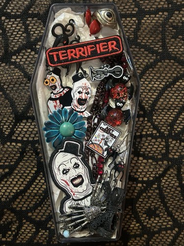 Mystery Jewelry Jar TERRIFIER Theme Halloween Art The Clown | eBay