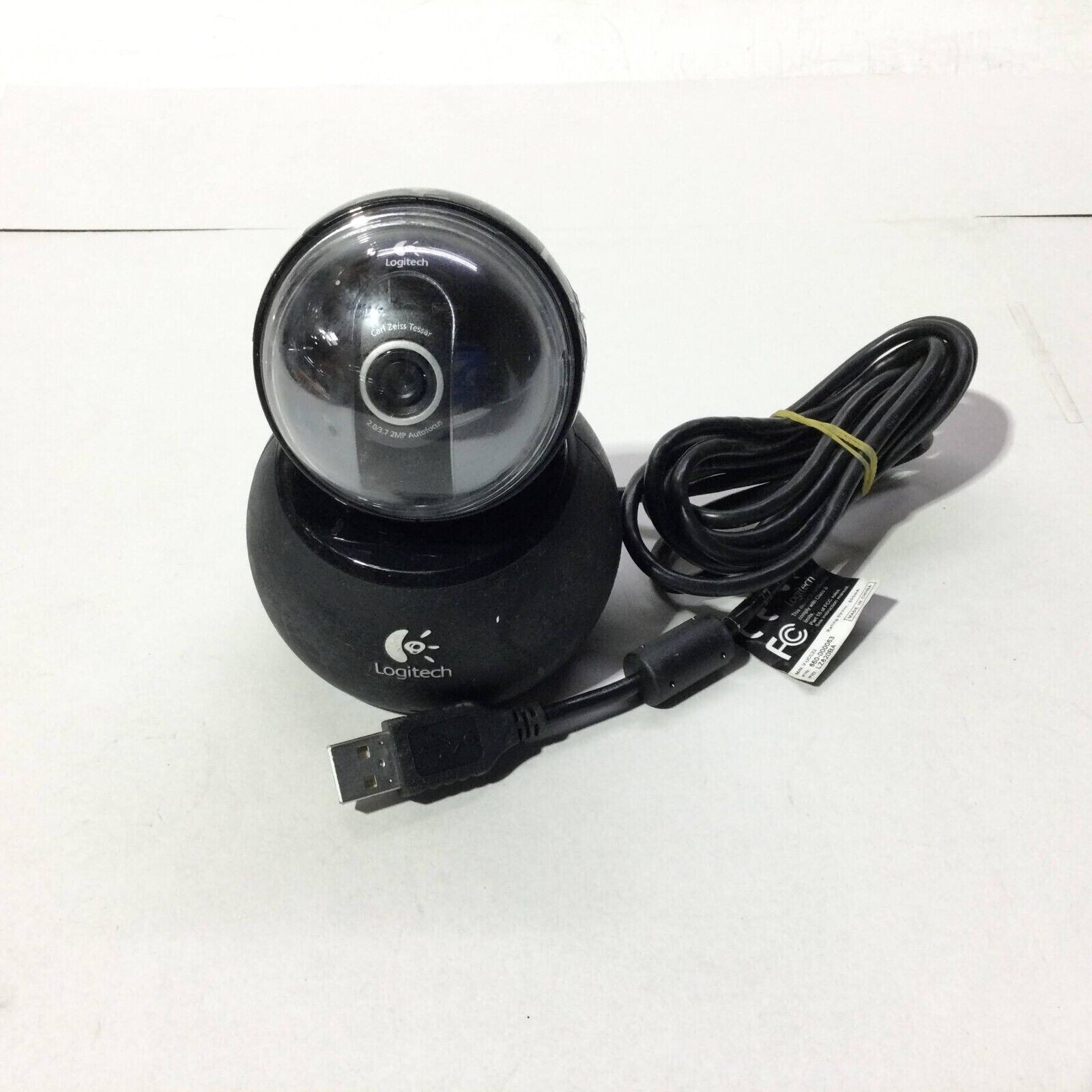 Logitech V-UCC22 Carl Zeiss Tessar 2.0/3.7 2MP Autofocus USB Webcam ...