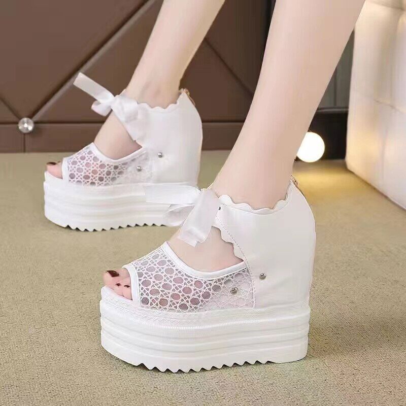 Women's Summer High Heels Platform Comfortable Sandals Wedges Pumps ...