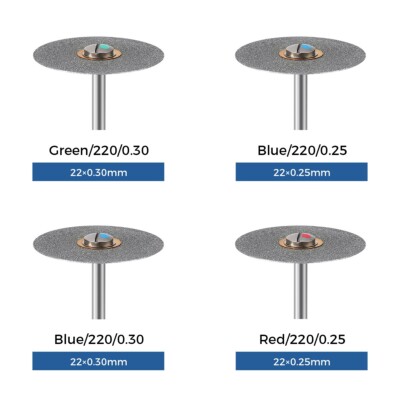 Dental Sintered Diamond Disc Disks Double Sided Grit Cutting Polishing ...