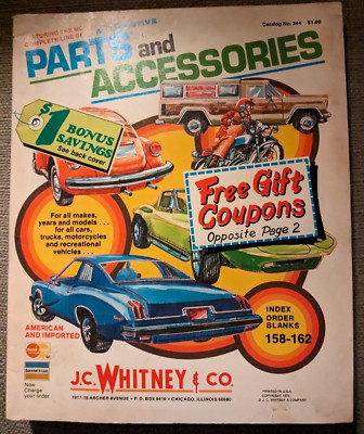 JC WHITNEY AUTOMOTIVE PARTS CATALOG , 1975 Vintage Muscle Cars, etc. | eBay