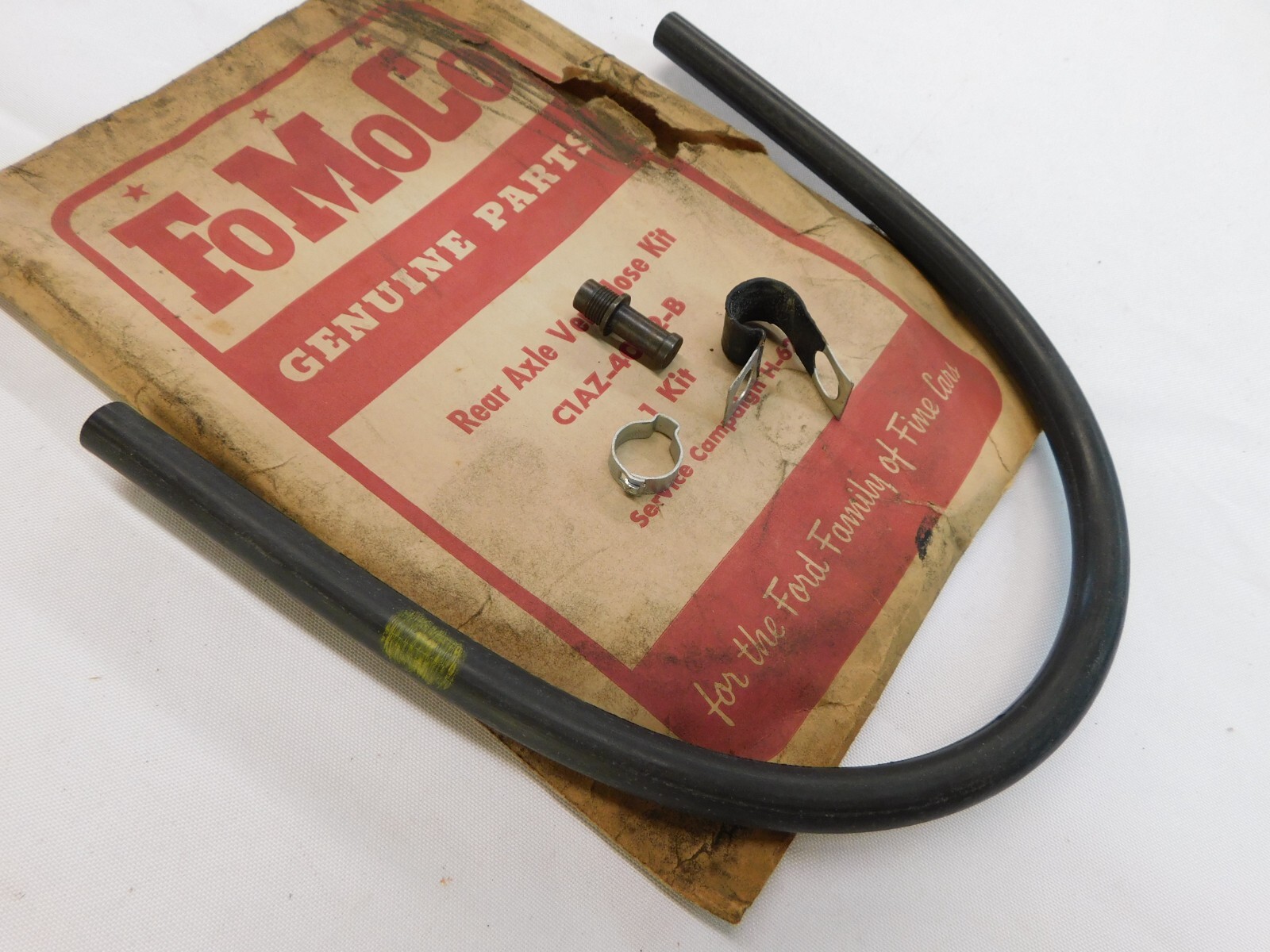 NOS OEM Ford Rear Axle Vent Hose Kit C1az 4022 B Mustang Galaxie Falcon ...