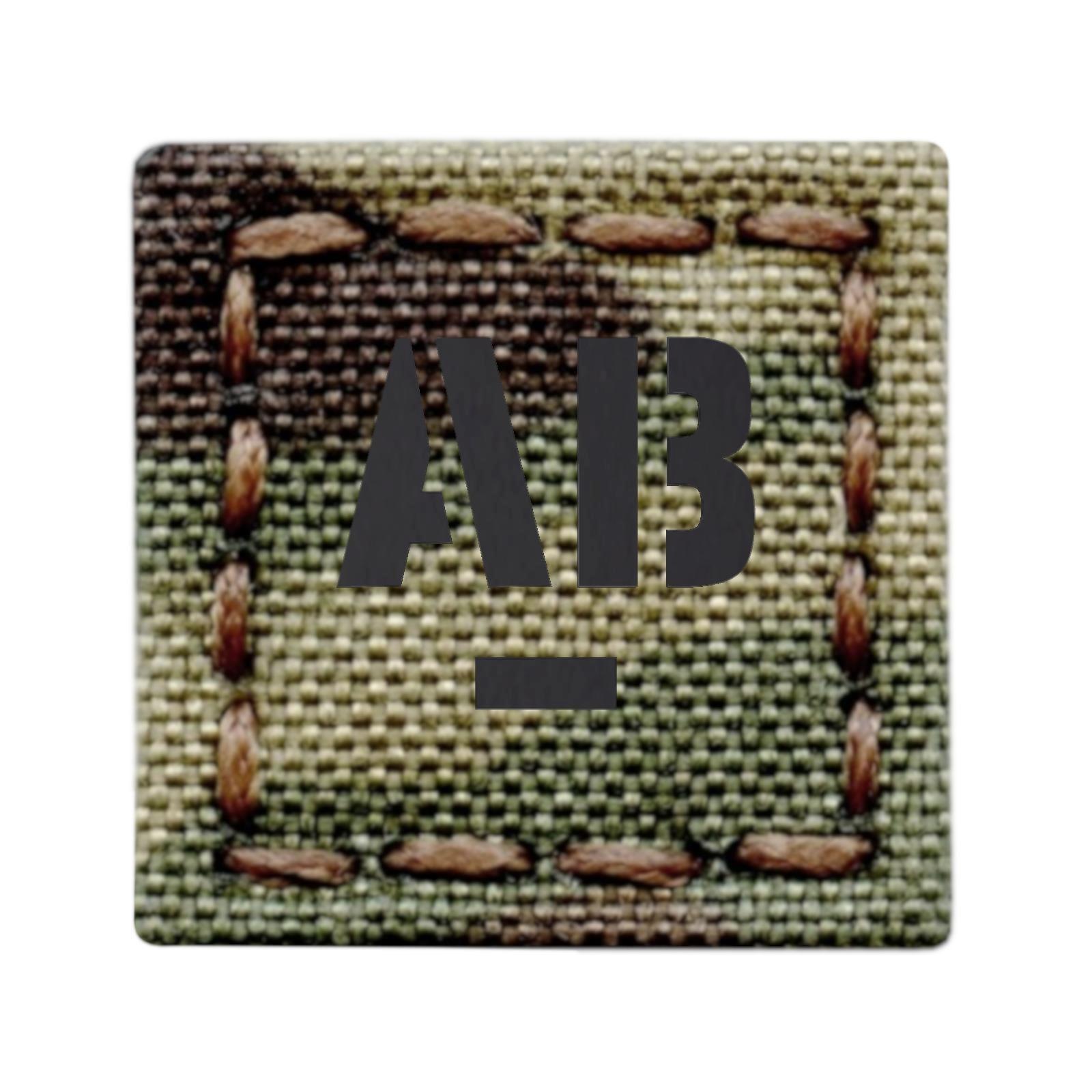 micro patch 1x1 IR AB- blood type ABNEG multicam infrared morale ...