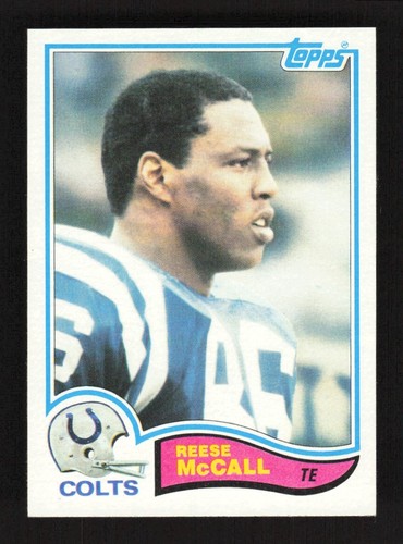 1982 Topps Football Reese McCall #18 Baltimore Colts | eBay