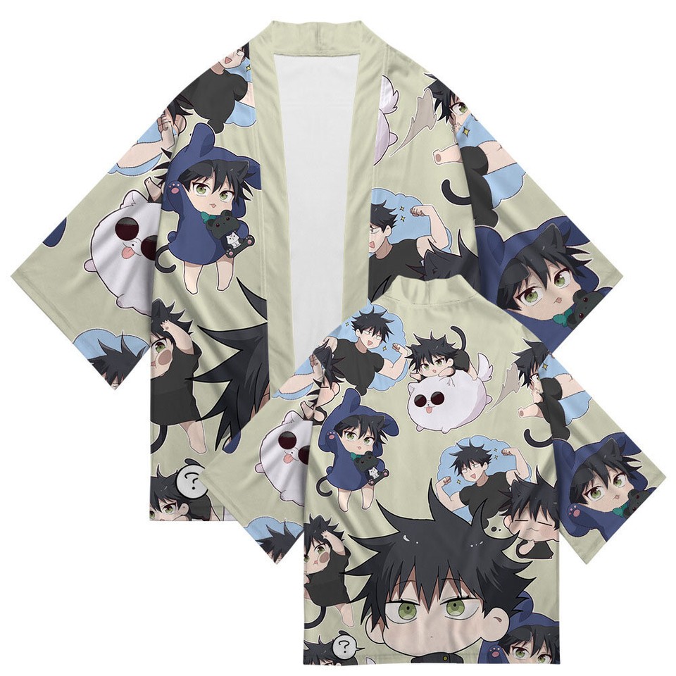 Jujutsu Kaisen Gojo Satoru Anime Cosplay Kimono Costume Haori Casual ...