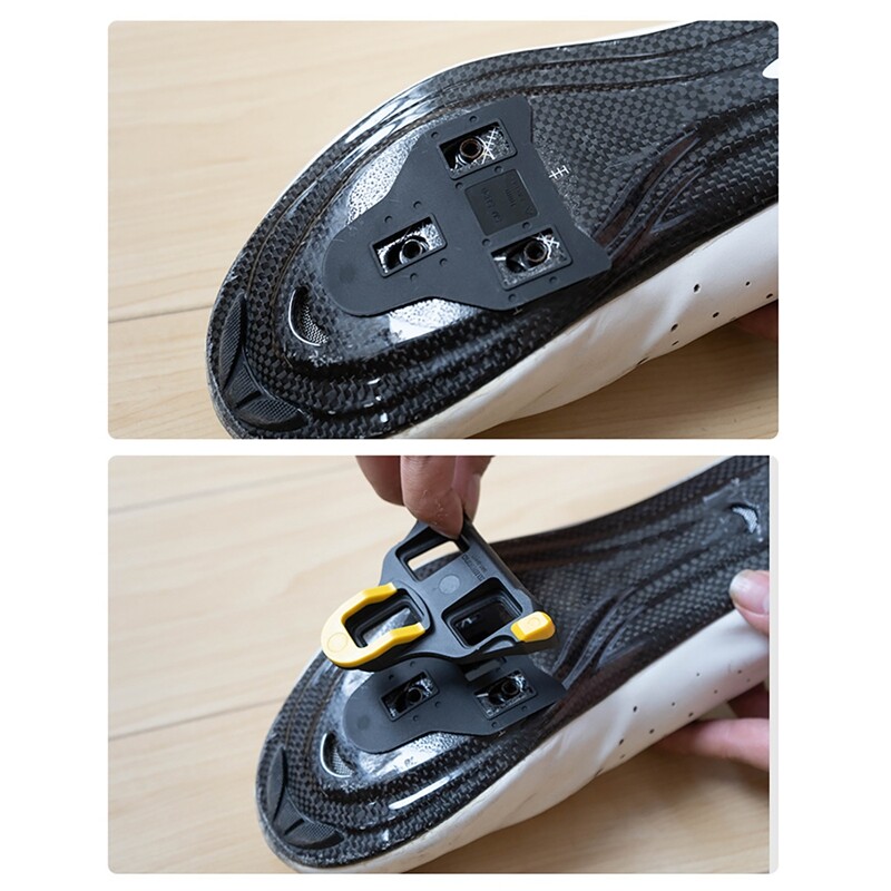 Road Bike Lock Pedal Shims Cycling Shoe Self Lock Adjustable Bicycle ...