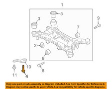 Hyundai OEM 07-11 Elantra Rear Suspension-susp CROSSMEMBER Bolt ...