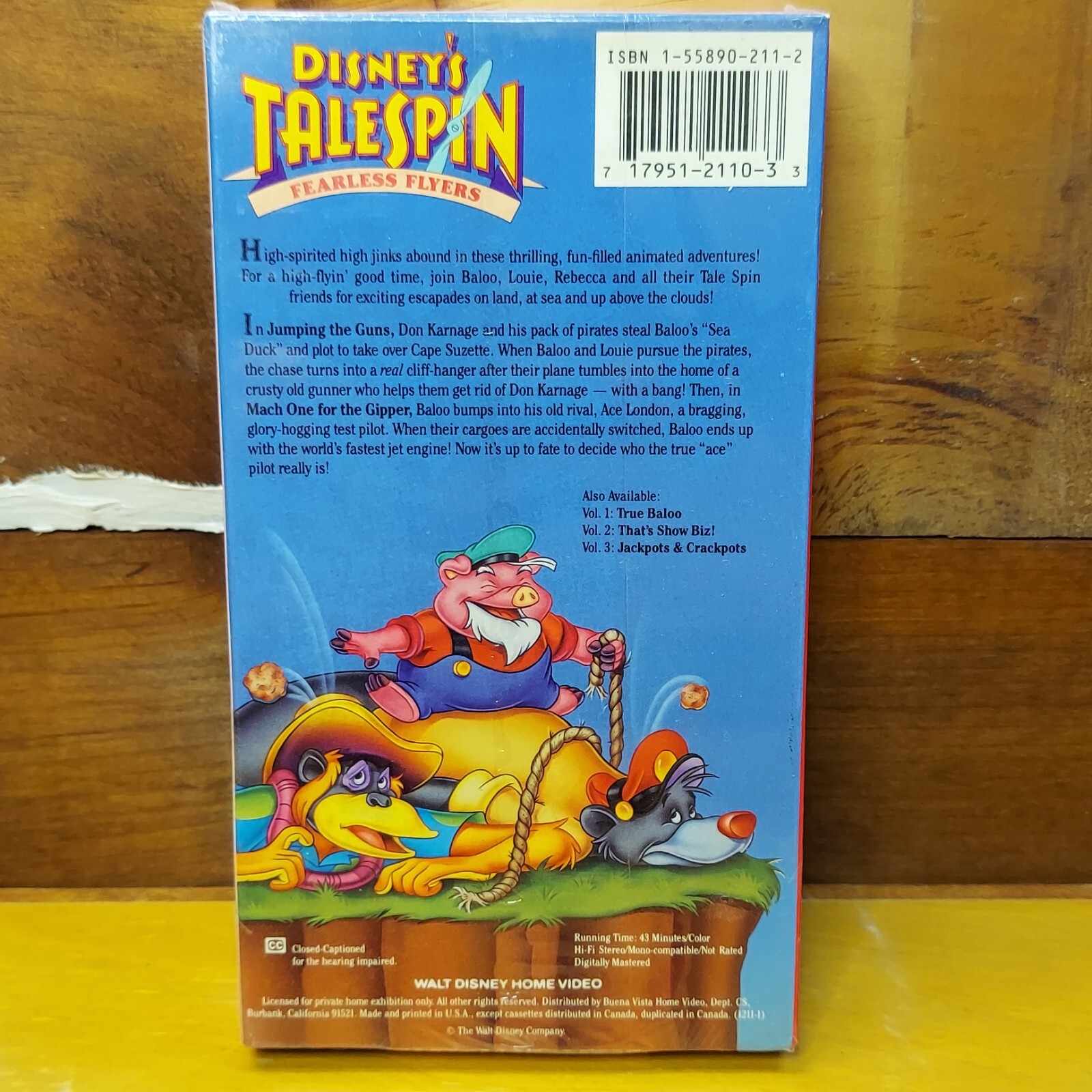 Talespin Series V. 4 - Fearless Flyers (VHS, 1991) for sale online | eBay