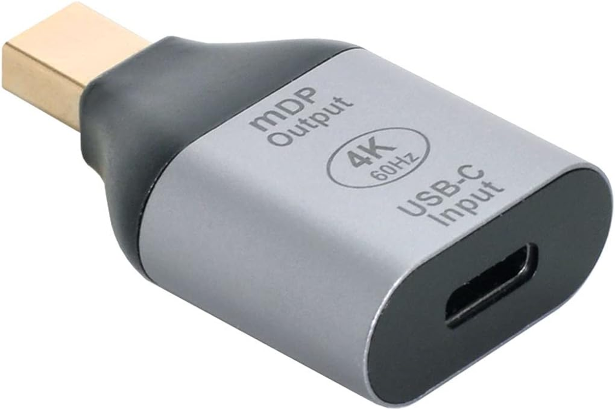 USB-C Type C Female Source to Mini Displayport DP Sink HDTV Adapter 4K ...
