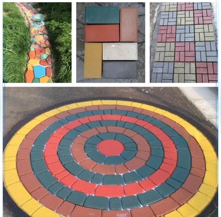 25g mortar & cement concrete paver stone dye color iron oxide pigment ...