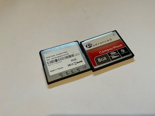 Lot Of 2pcs 8gb ICF Industrial grade compactflash memory card CF I for ...
