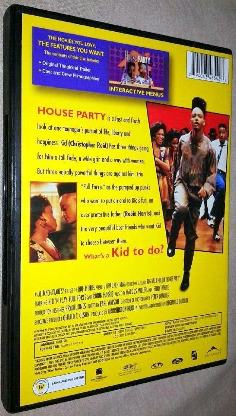 HOUSE PARTY-DVD-(COMEDY,Kid 'n Play,Martin Lawrence,Robin Harris) | eBay