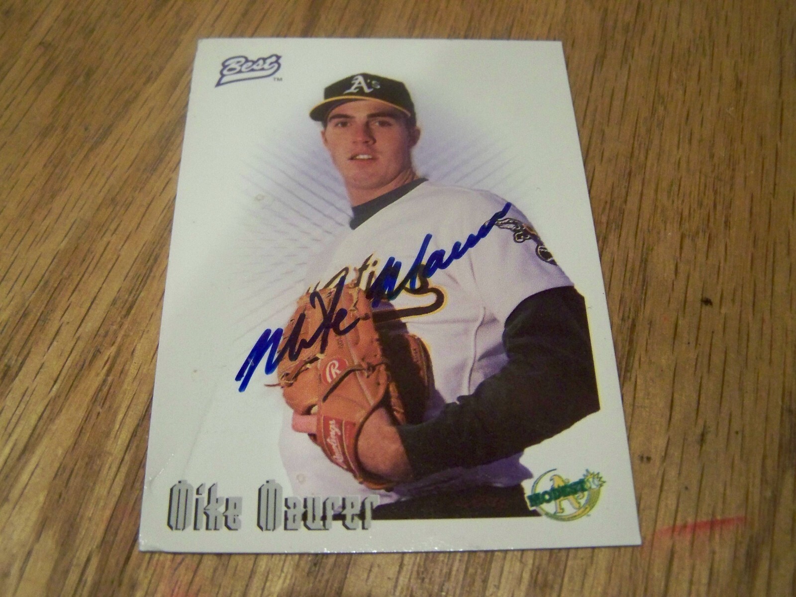 MIKE MAURER 1996 BEST AUTOGRAPH BASEBALL CARD | eBay