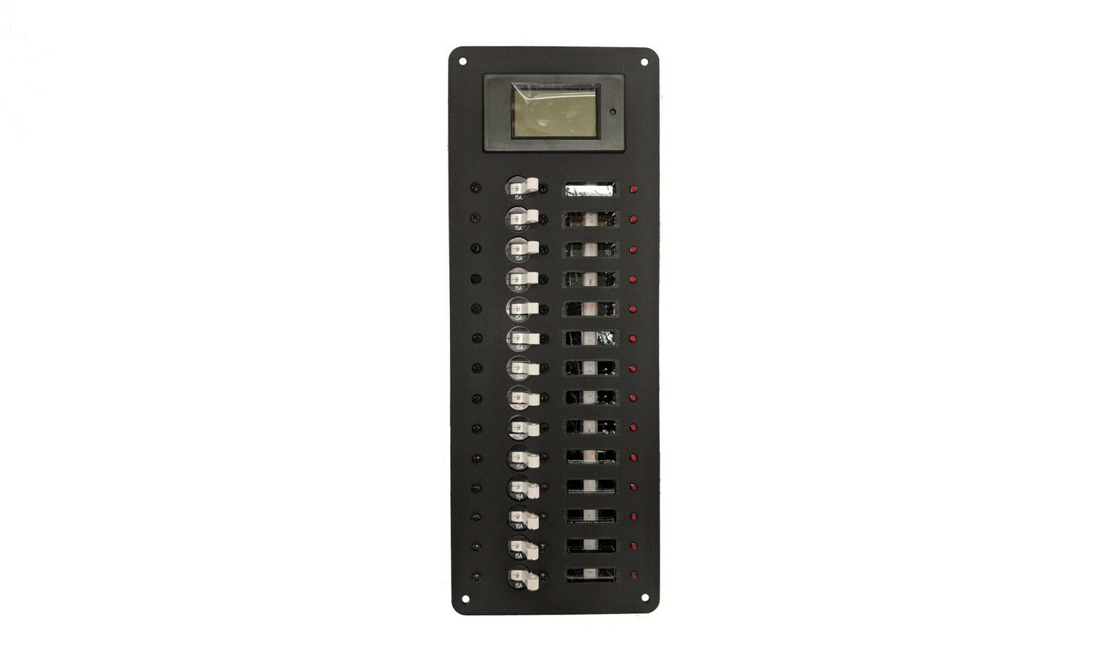 15A AC Power Distribution Panel With Digital Multi Meter Volt/Amp/Watt ...