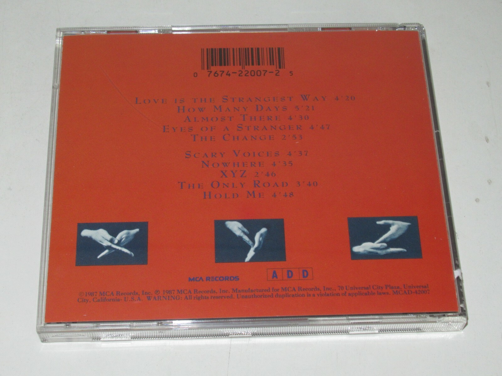 Andy Summers ‎– Xyz / MCA Records ‎– MCAD-42007 CD Album | eBay