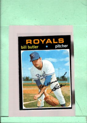 1971 Topps #681 Bill Butler NM Near Mint Royals ID:50996 | eBay