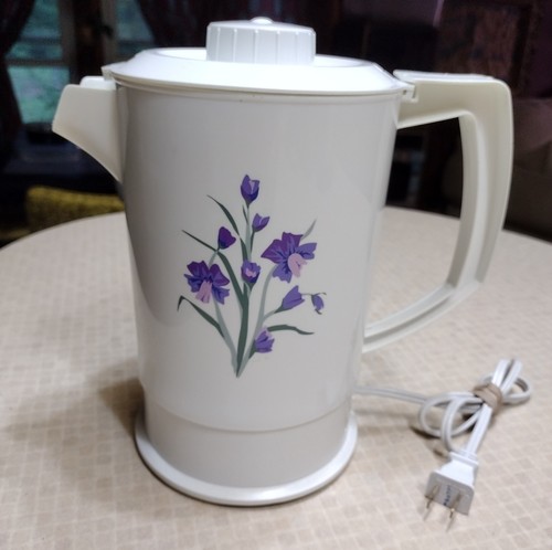 VTG Regal Poly Perk IRIS 7500 Electric Percolator Coffee Pot Maker 10 ...