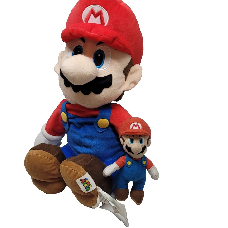 Combo Giant 22" Super Mario Jumbo Toy Officialy Licensed/ With bonus ...