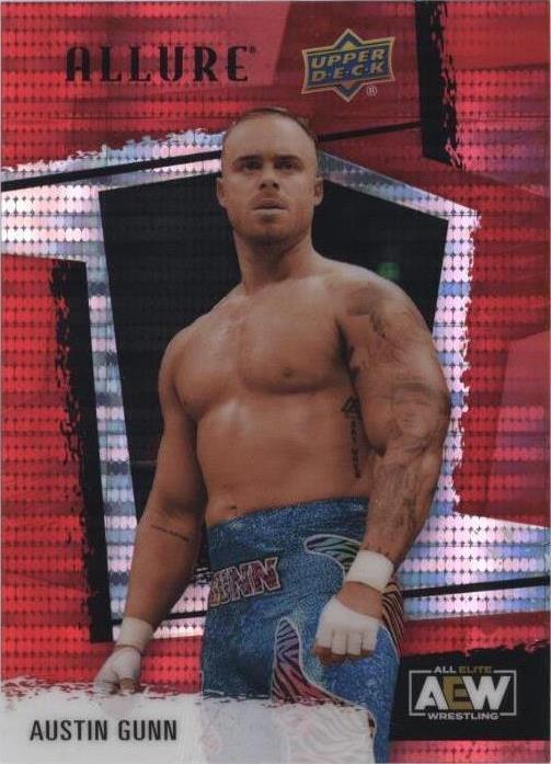 2022 Upper Deck Allure AEW - Austin Gunn #57 Red Rainbow for sale ...