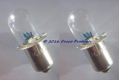 2X of XPR18 326 Lumen Xenon PR Base Bulb 18V 0.6A for Tool Lights ...