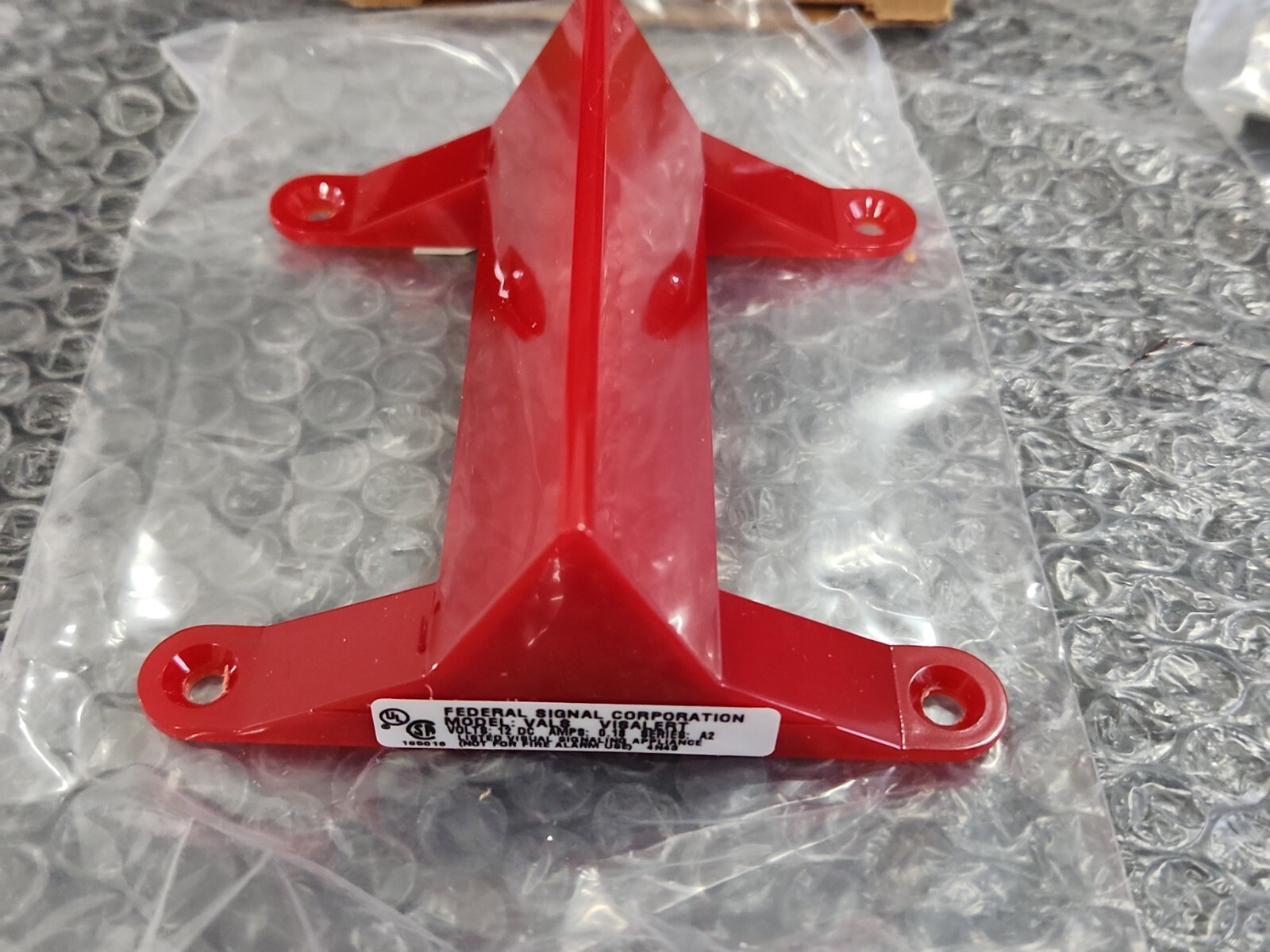 🆕️ Federal Signal VALS-012R Visalert Strobe Light RED ⚡️🇺🇸 SHIP ...