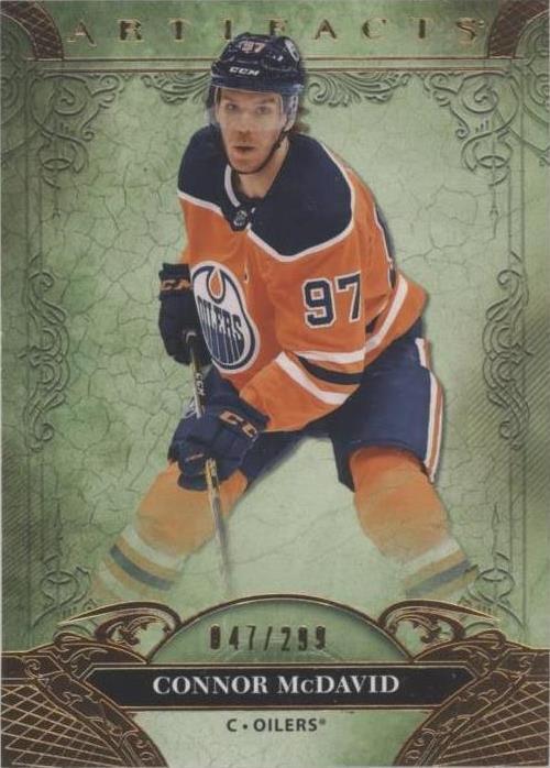 2020-21 Upper Deck Artifacts - Stars Connor McDavid #122 Copper /299 ...