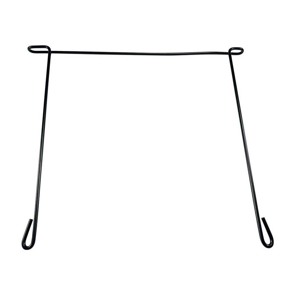 NEW 24" x 21” Black Steel Mud Flap Anti-Sail Bracket - Straight - 2Pcs ...