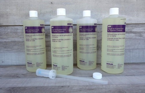 Ecolab Kay Heat-Activated Grill & Toaster Cleaner ~ Case of 4 /946m/ea ...