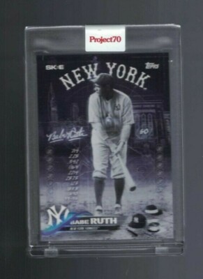 2021 Topps PROJECT 70 Babe Ruth 2018 (card #3) DJ Skee | eBay