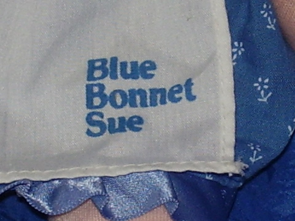Vintage Blue Bonnet Sue Stuffed Cloth Nabisco Promotional Doll Dakin ...