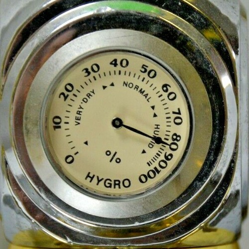 Spinning Desk Clock, Thermometer and Hygrometer All-In-One | eBay
