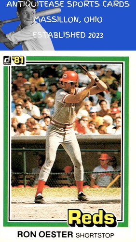 1981 Donruss #423 Ron Oester | eBay