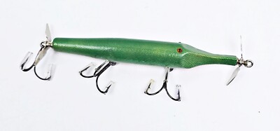 Unknown Maker Creek Chub Style Gar Minnow Lure Green Gar | eBay