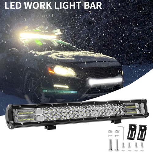 23" 144W LED Light Bar Combo Beam Driving Lamp Offroad 4WD For Truck ...